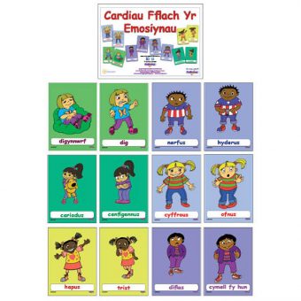 Emotion Flashcards (Welsh) - Jenny Mosley Education Training and Resources