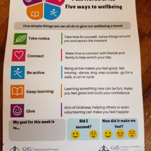 'Five Ways to Wellbeing' - and the 'Five Wells for Wellbeing' - Jenny ...